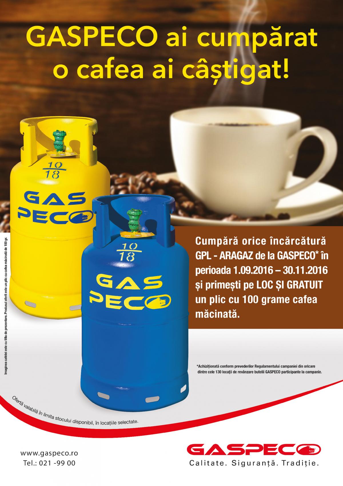 - GASPECO AI CUMPARAT, O CAFEA AI CASTIGAT!